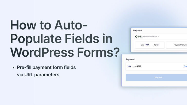 How To Auto Populate Fields In Wordpress Forms